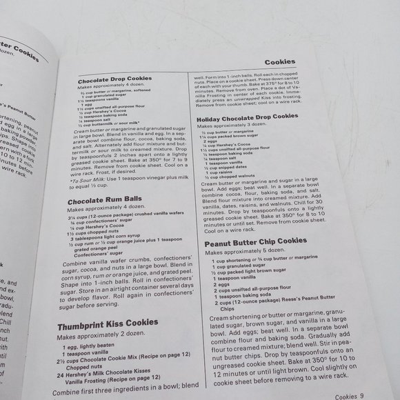 Hershey's | Kitchen | Hersheys Chocolate Recipe Book Vintage Ideals 982 ...
